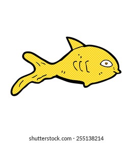 Retro Comic Book Style Cartoon Fish Stock Vector (Royalty Free ...