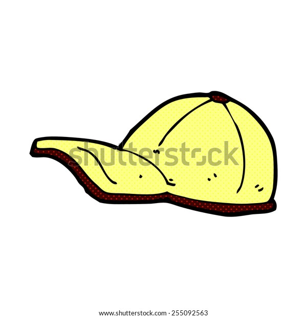 Retro Comic Book Style Cartoon Cap Stock Vector (Royalty Free ...