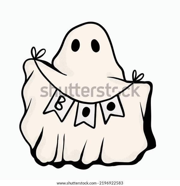 Retro Ghost Halloween Design Tshirt Design Stock Vector (Royalty Free ... Retro Ghost Halloween Design Tshirt Design Stock Vector (Royalty Free ...
