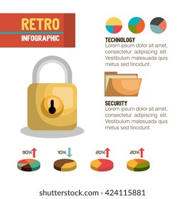 Retro Infographic Design Stock Vector (Royalty Free) 424115881 ...