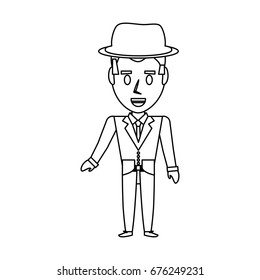 Retro Man Cartoon Stock Vector (Royalty Free) 676249231