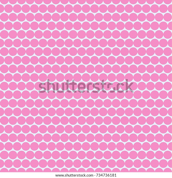 Retro Pink Polka Dot Background Pattern Stock Vector (Royalty Free ...
