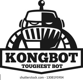 Retro Robot Logo Stock Vector (Royalty Free) 1308195904 | Shutterstock