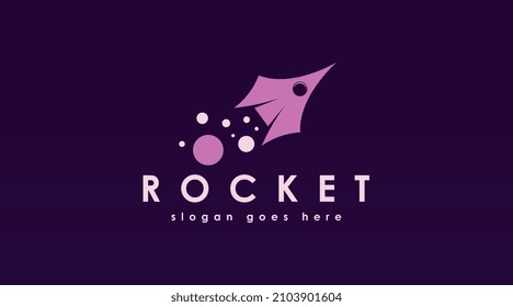 Retro Rocket Logo Design Concept Vector Stock Vector (Royalty Free) 2103901604 | Shutterstock