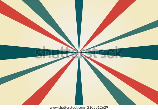 Retro Sunburst Rays Background Vector Can Stock Vector Royalty Free