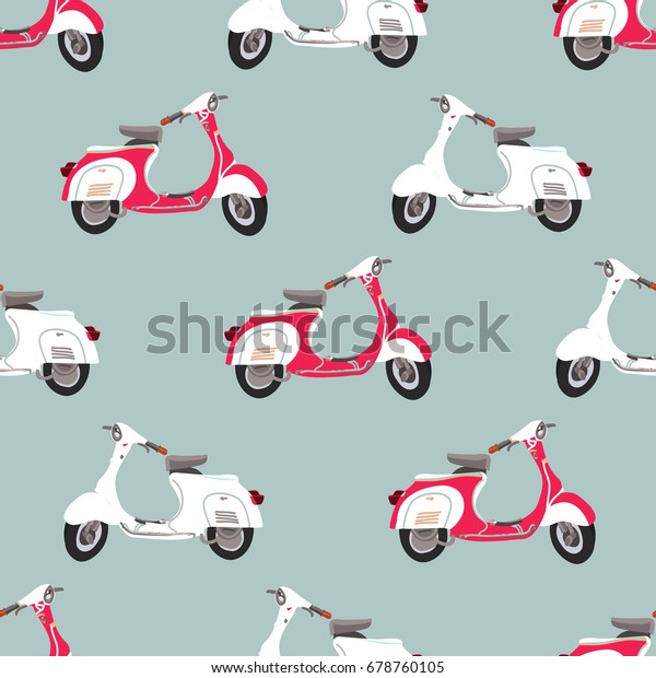 198 Vespa Scooter Pattern Images, Stock Photos & Vectors | Shutterstock