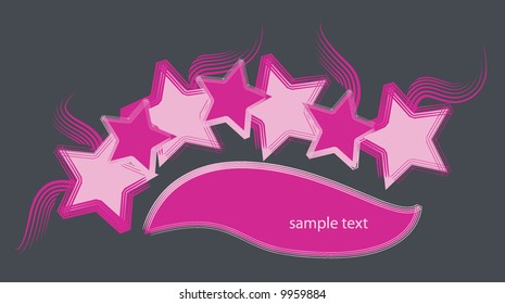 Retro Vector Star Banner Stock Vector (Royalty Free) 9959884 | Shutterstock