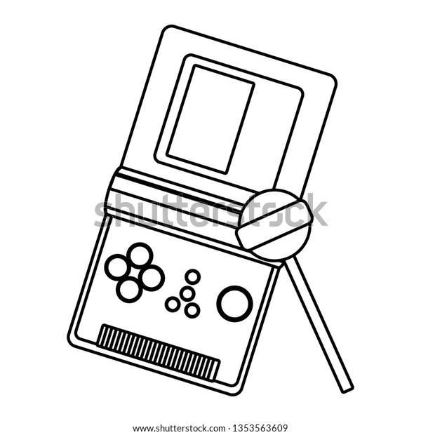Retro Video Game Cartoon Stock Vector (Royalty Free) 1353563609 ...