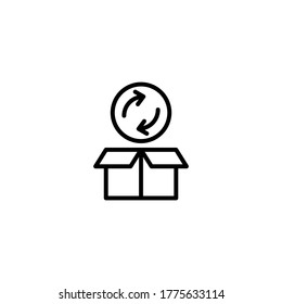 14,005 Return and exchange icon Images, Stock Photos & Vectors ...