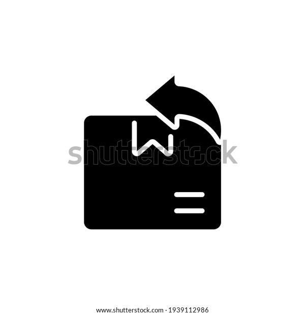 Return Icon Vector Logotype Stock Vector (Royalty Free) 1939112986 ...