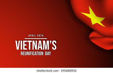 Reunification Day Background Design Banner Poster: Vector có sẵn (miễn ...