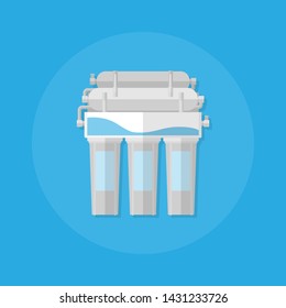 Reverse Osmosis System Water Filter System Stock Vector (Royalty Free ...