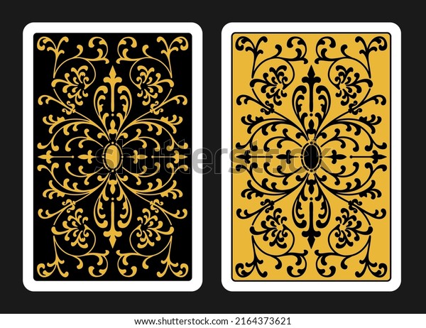 Reverse Side Playing Card Back Side 库存矢量图（免版税）2164373621 Shutterstock