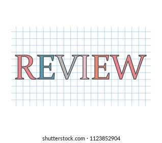 Review Concept Vector Illustration Stock Vector (Royalty Free ...