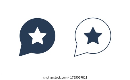 Review Line Vector Minimalistic Icon Star Stock Vector (Royalty Free ...