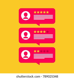 Similar Images, Stock Photos & Vectors of Testimonial Speech bubble ...