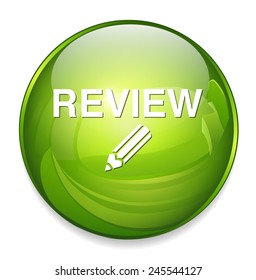 Review Word Icon Stock Vector (Royalty Free) 245544127 | Shutterstock