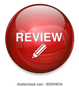 Review Word Icon Stock Vector (Royalty Free) 303394076 | Shutterstock
