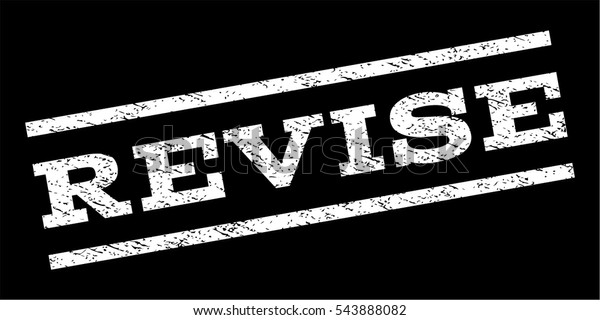 Revise Watermark Stamp Text Caption Between Stock Vector (Royalty Free ...