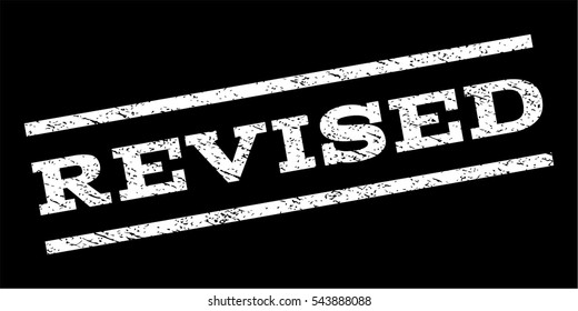 Revise Watermark Stamp Text Caption Between Stock Vector (Royalty Free ...