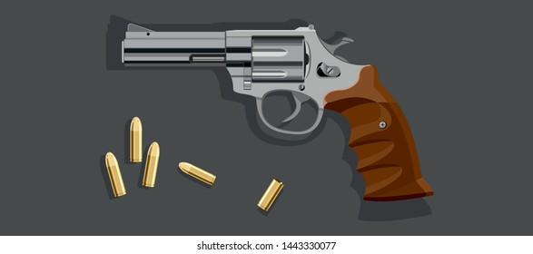 Stainless 357 Magnum Revolver Stock Photo 188989457 | Shutterstock