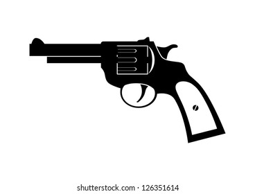 Weapon Revolver Star Stock Vector (Royalty Free) 412785349 | Shutterstock
