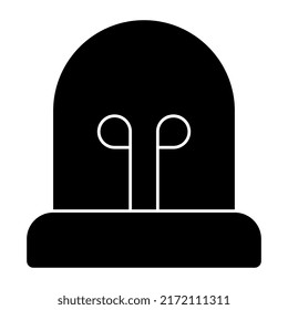 Revolving Red Light Icon Vector Design Stock Vector (Royalty Free ...