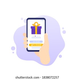 Rewards Mobile App Vector Icon Stock Vector (Royalty Free) 1838072257 ...