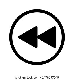 Fast Forward Triangles Inside Circle Vector: เวกเตอร์สต็อก (ปลอดค่า ...
