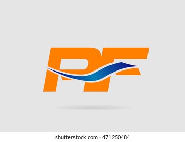 Rf Company Group Linked Letter Logo Stock Vector (Royalty Free ...