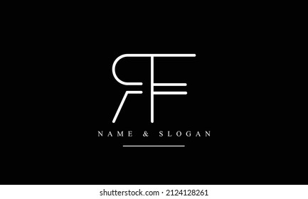 Rf Fr R F Abstract Letters Stock Vector (Royalty Free) 2124128261 ...