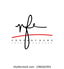 Rf Initial Signature Logo Handwriting Logo Stock Vector (Royalty Free ...
