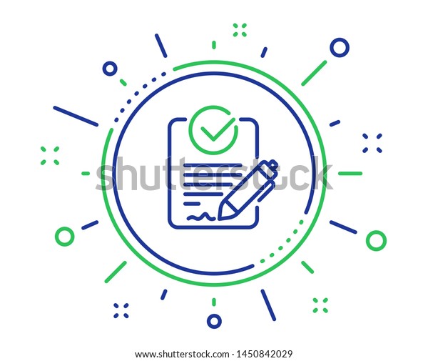 Rfp Line Icon Request Proposal Sign Stock Vector (Royalty Free ...