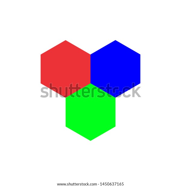 Rgb Color Logo White Background Stock Vector (Royalty Free) 1450637165 ...