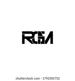 Rgm Original Monogram Logo Design Stock Vector (Royalty Free ...