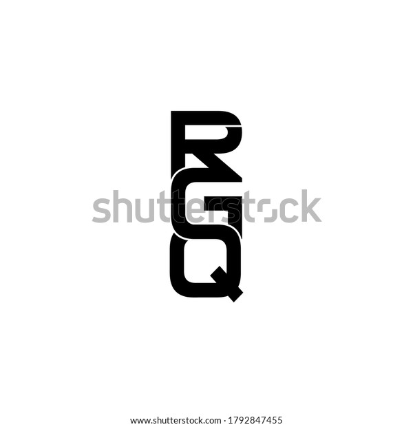 Rgq Letter Original Monogram Logo Design Stock Vector (Royalty Free ...