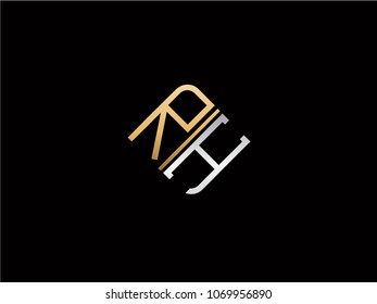 Rf Square Shape Letter Logo Design Stock Vector (Royalty Free) 1069957796