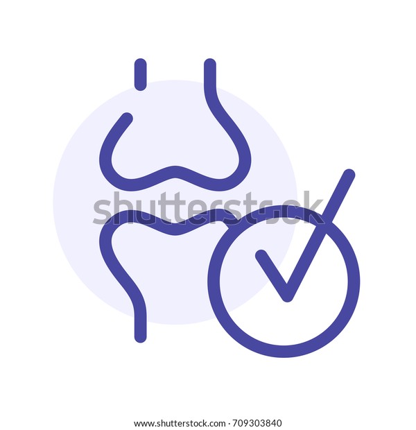 Rheumatology Vector Icon Abstract Bones Joint Stock Vector (Royalty ...