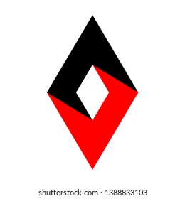 Rhombus Logo Shape Design Symbol Stock Vector (Royalty Free) 1388833103 ...