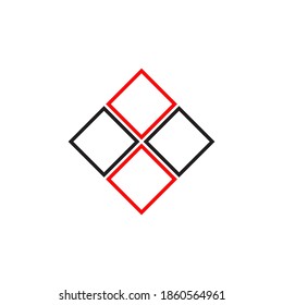 Rhombus Shape Icon Logo Design Vector Stock Vector (Royalty Free ...
