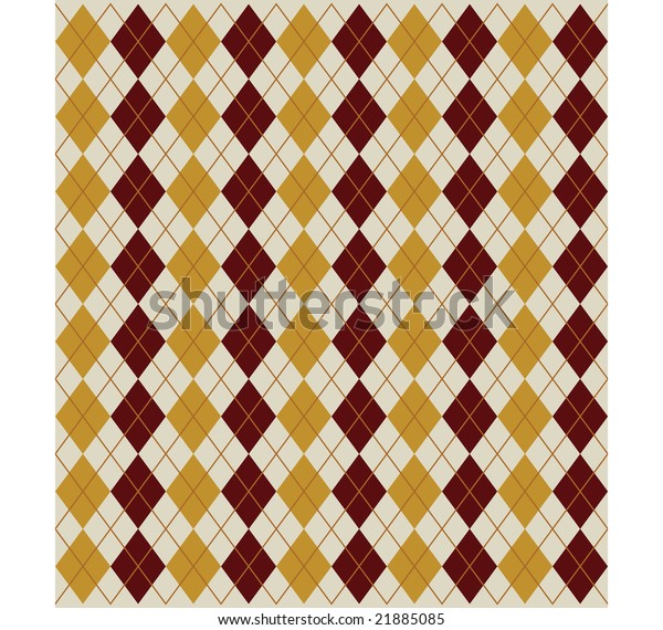 Rhombus Texture Brown Colors Fabric Stock Vector (Royalty Free) 21885085