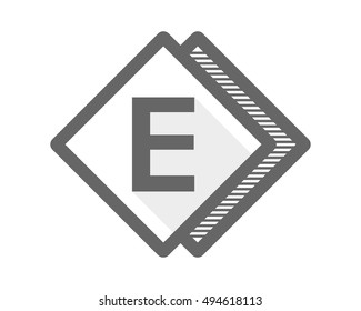 Rhombus Typography Typeset Typeface Alphabet Font Stock Vector (Royalty ...