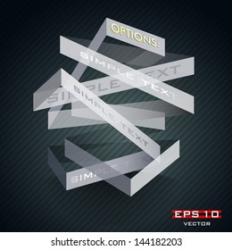 Ribbon Abstract Vector Illustration Stock Vector (Royalty Free ...