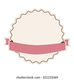 Ribbon Banner Sticker Stock Vector (Royalty Free) 321131069 | Shutterstock
