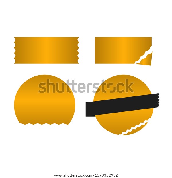 Ribbon Design Label Promotion Ads Stock Vector (Royalty Free ...