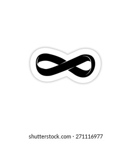 Ribbon Form Infinity Sign Icon On Stock Vector (Royalty Free) 271116977 ...