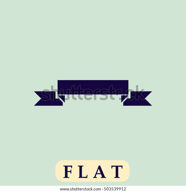 Ribbon Icon Vector Flat Simple Pictogram Stock Vector (Royalty Free ...