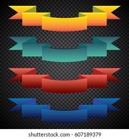 Ribbon Icons Stock Vector (Royalty Free) 607189379 | Shutterstock