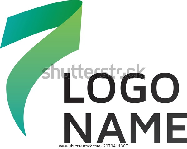 Ribbon Style Logo P Shape Represents Stock Vector (Royalty Free ...