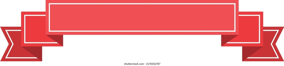 Ribbon White Background Vector Illustration Stock Vector (Royalty Free ...
